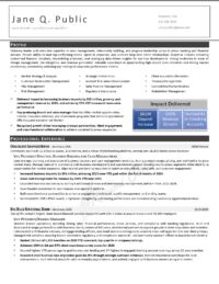 Banking Executive | The Résumé Clinic